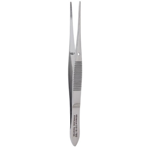 Eye Dressing Forceps, 4-1/8, Straight, Serrated, V918-780 - Medex Supply