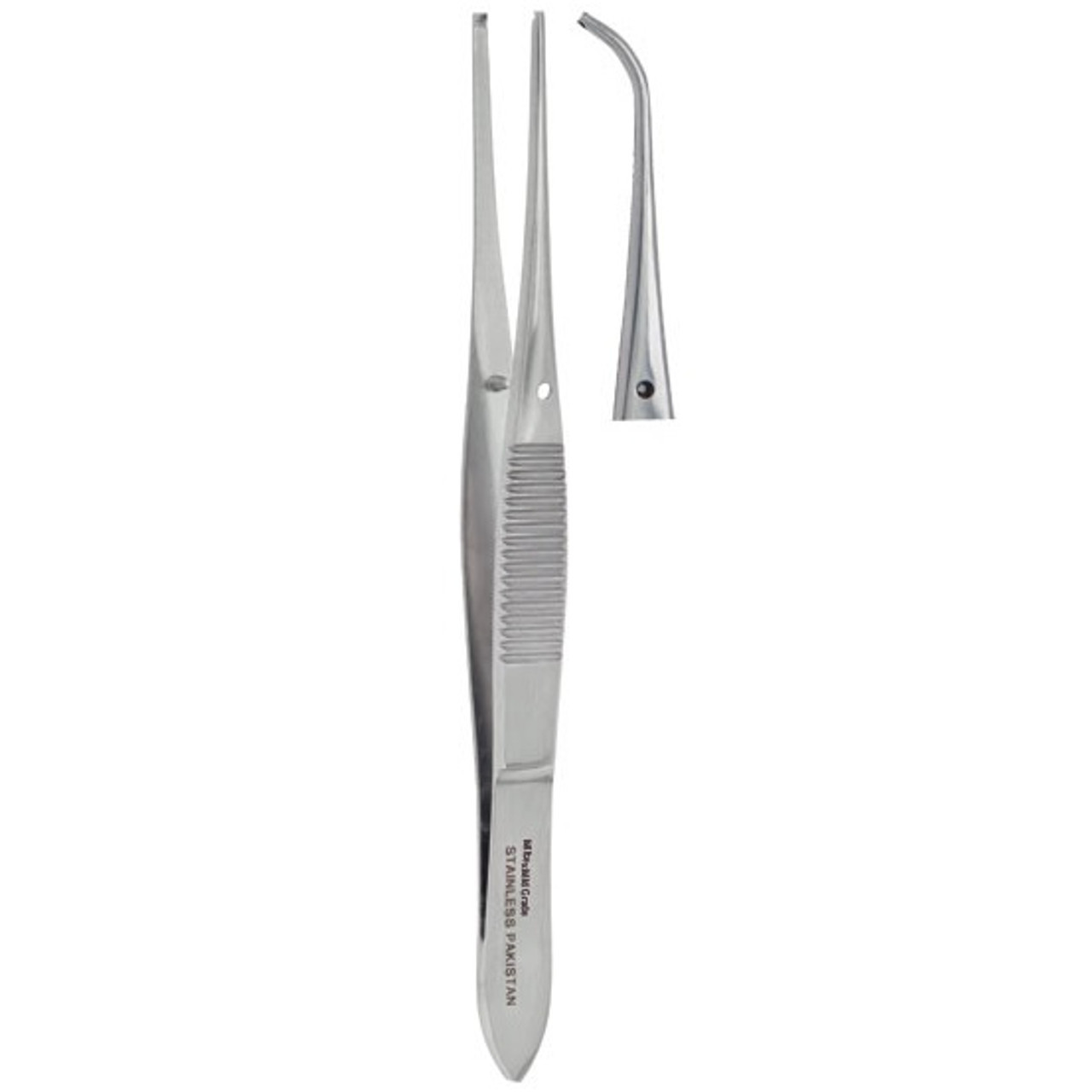 Iris Tissue Forceps, 4, Full Curved, 1 X 2 Teeth, V918-790 - Medex Supply