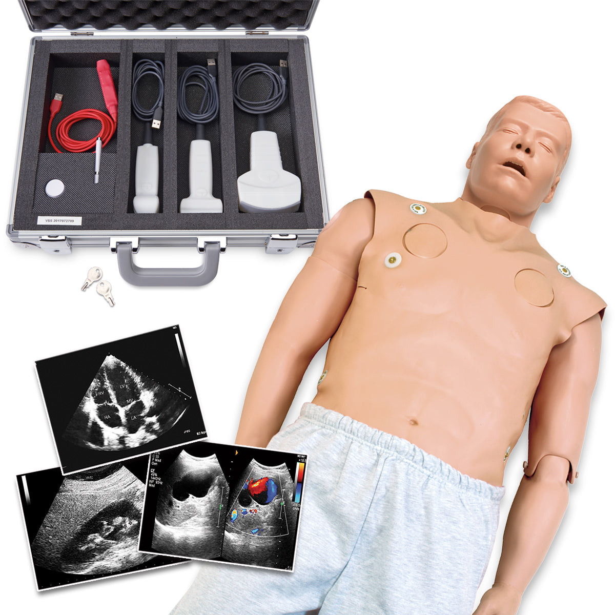 Stat Manikin With Vaussim Ultrasound Simulator, 101-7530 - Medex Supply
