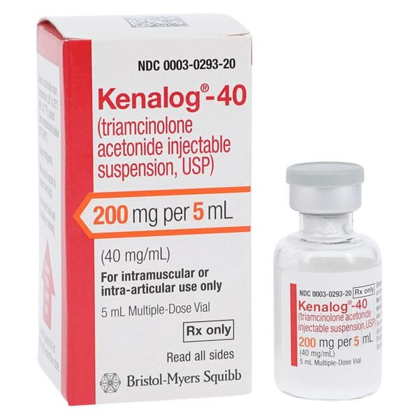 Kenalog-40 Triamcinolone Acetonide 40 mg / mL Injection 5 mL - Medex Supply