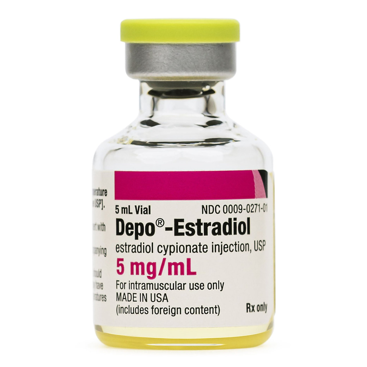 Depo-Estradiol Cypionate 5 mg / mL Injection 5 mL - Medex Supply