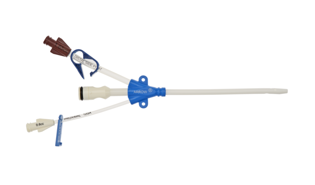 MAC Two-Lumen Central Venous Access for use with 7 - 7.5 Fr. Catheters ...