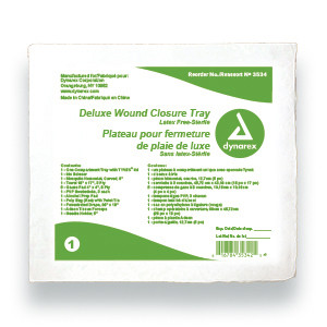 Dynarex Deluxe Wound Closure Suture Trays, 20/Cs - Medex Supply