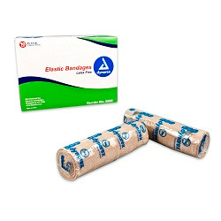 Dynarex Elastic Bandages, Latex Free, 3" x 4.5 yards, 50/cs - Medex Supply