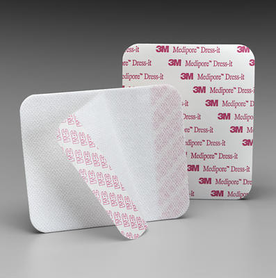3M Medipore Soft Cloth Pre-Cut Dressing Covers, 7-7/8" x 11", 25/Bx ...