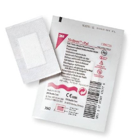 3M Medipore Fabric Island Dressing, 3-1/2 X 10 Inch, 100/cs - Medex Supply