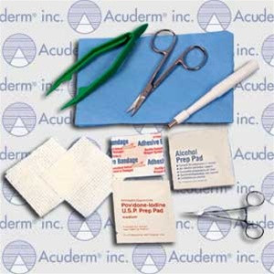 Acuderm Acu-Punch Kit Plus, with 4mm Acu-Punch, 20 Kits/Bx - Medex Supply