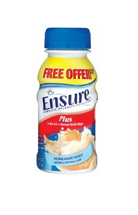 Abbott Ensure Plus Nutritional Supplement, 8 oz Btl, Vanilla, 24/cs ...