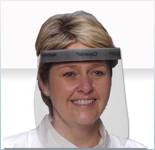 Alpha ProTech Coverall Full Face Shields, Comfort Headband, 100/cs ...