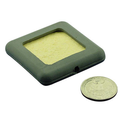 Amrex 3" x 3" Rubber Pad with Sponge Insert - Medex Supply