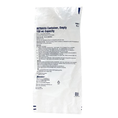 Baxter Healthcare Empty IntraVia Plastic Containers, 1000 ml., 48/cs ...