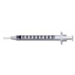 BD Ultra-Fine II Short Needle Insulin Syringe, .5 cc, 31G x 8mm, 100/bx ...