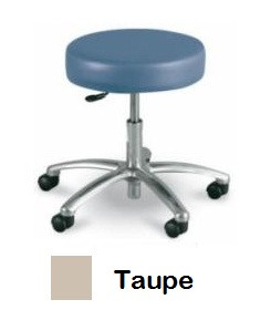 Brandt Airbuoy Stool, Round Seat with Footrest, 21", Taupe - Medex Supply