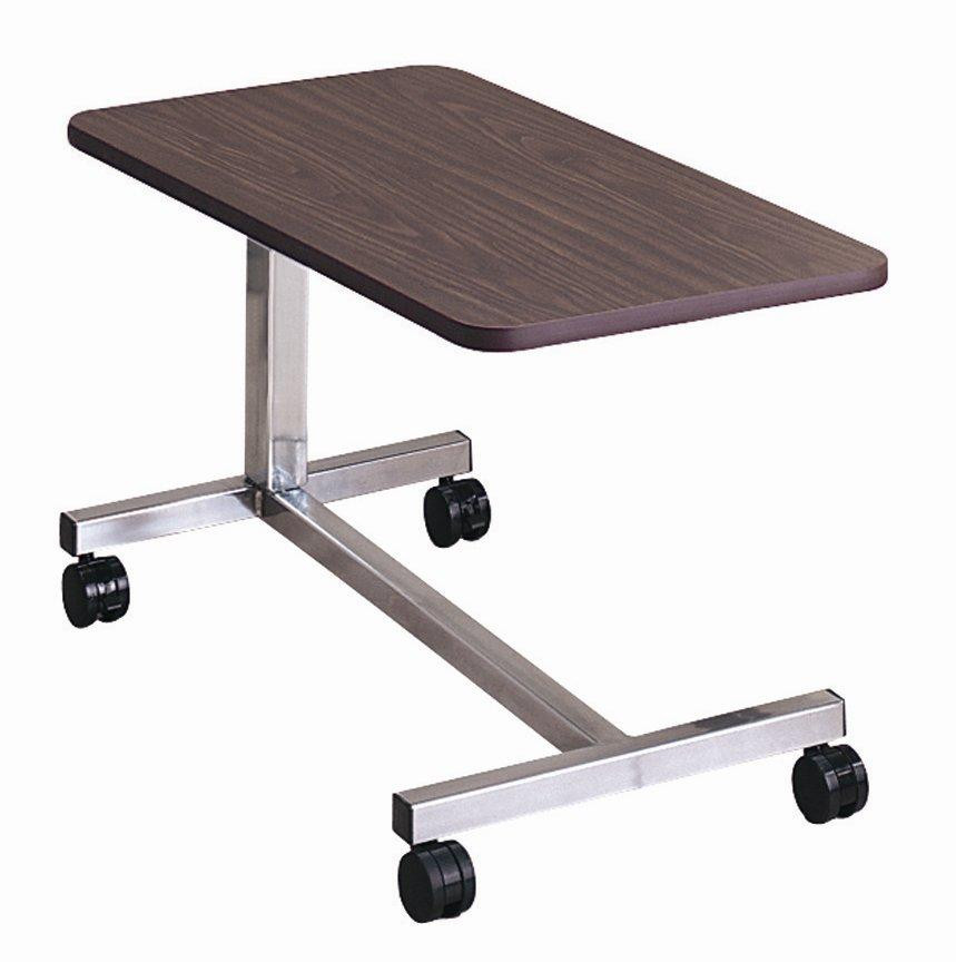 Brewer Low "H" Base Overbed Table, Walnut - Medex Supply