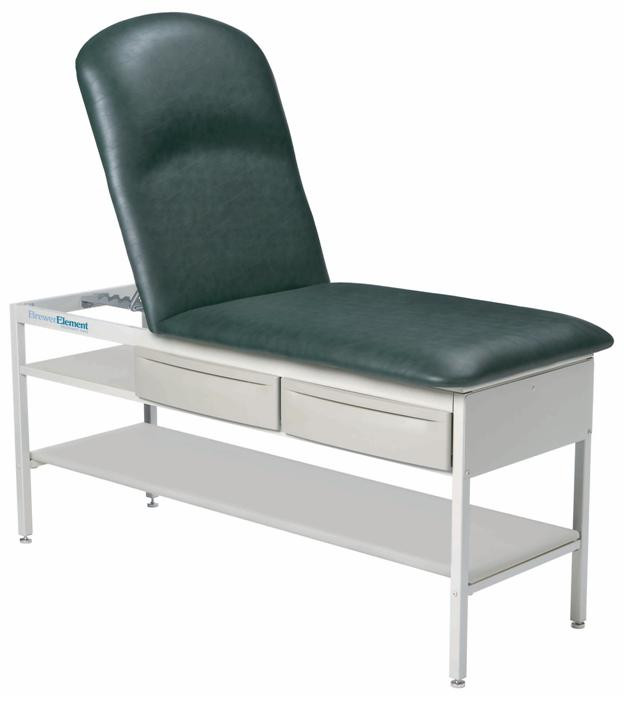 Brewer Element Treatment Table with Flat Top, Drawers and Shelf ...