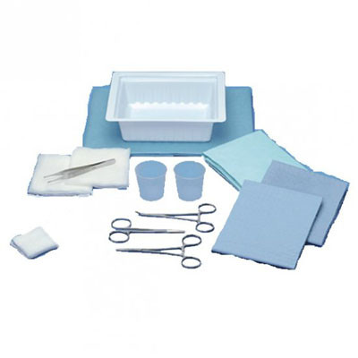 Busse Suturing Tray with Floor-Grade Satin Finished Instruments, 20/cs ...