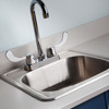 Clinton Sink & Faucet With Wing Levers - Medex Supply