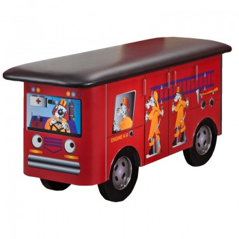 Clinton Fun Series Pediatric Treatment Table, Engine K-9 with Dalmatian ...