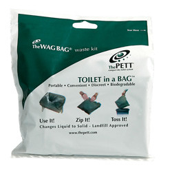 WAG BAG Toilet in a Bag Waste Kit, 50/cs - Medex Supply