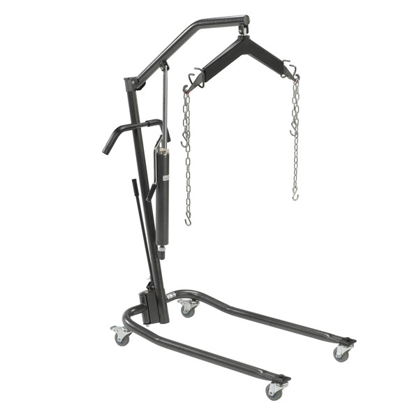 Hydraulic Patient Lift with Six Point Cradle, 3" Casters, Silver Vein ...