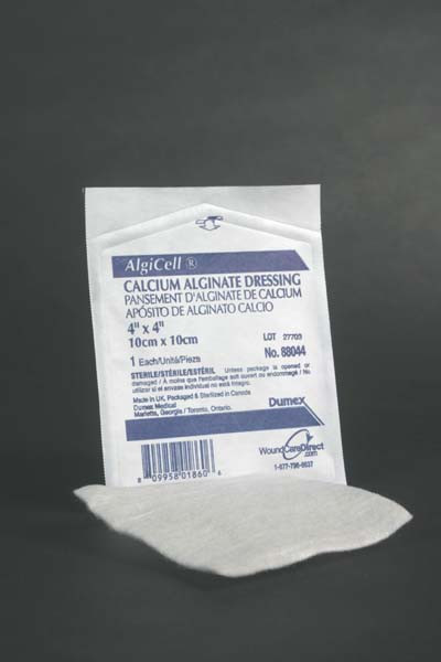 Algicell Calcium Alginate Sterile Dressing 2" X 2", Box of 10 - Medex ...