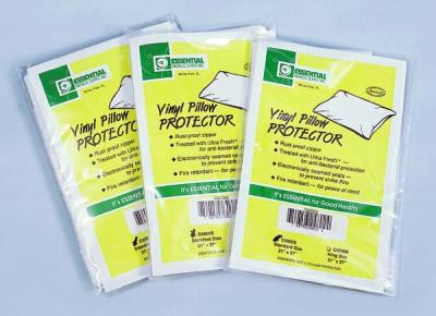 Essential Medical Vinyl Pillow Protector with Zipper, King - Medex Supply