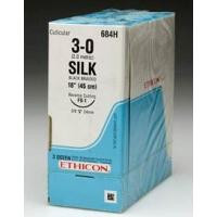 Ethicon Perma-Hand Suture, Non-Absorbable, Straight Cutting, Size 3-0 ...