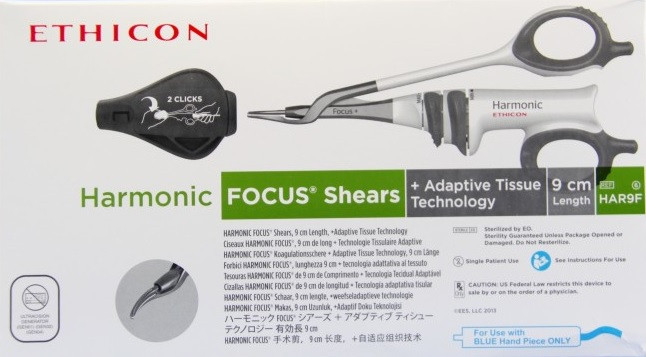 Ethicon Harmonic Focus Shears, 9cm, each - Medex Supply