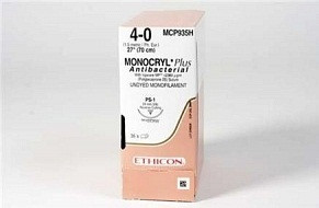 Ethicon Monocryl Plus Sutures, UD 4-0, 27, PS-2, 36/bx - Medex Supply