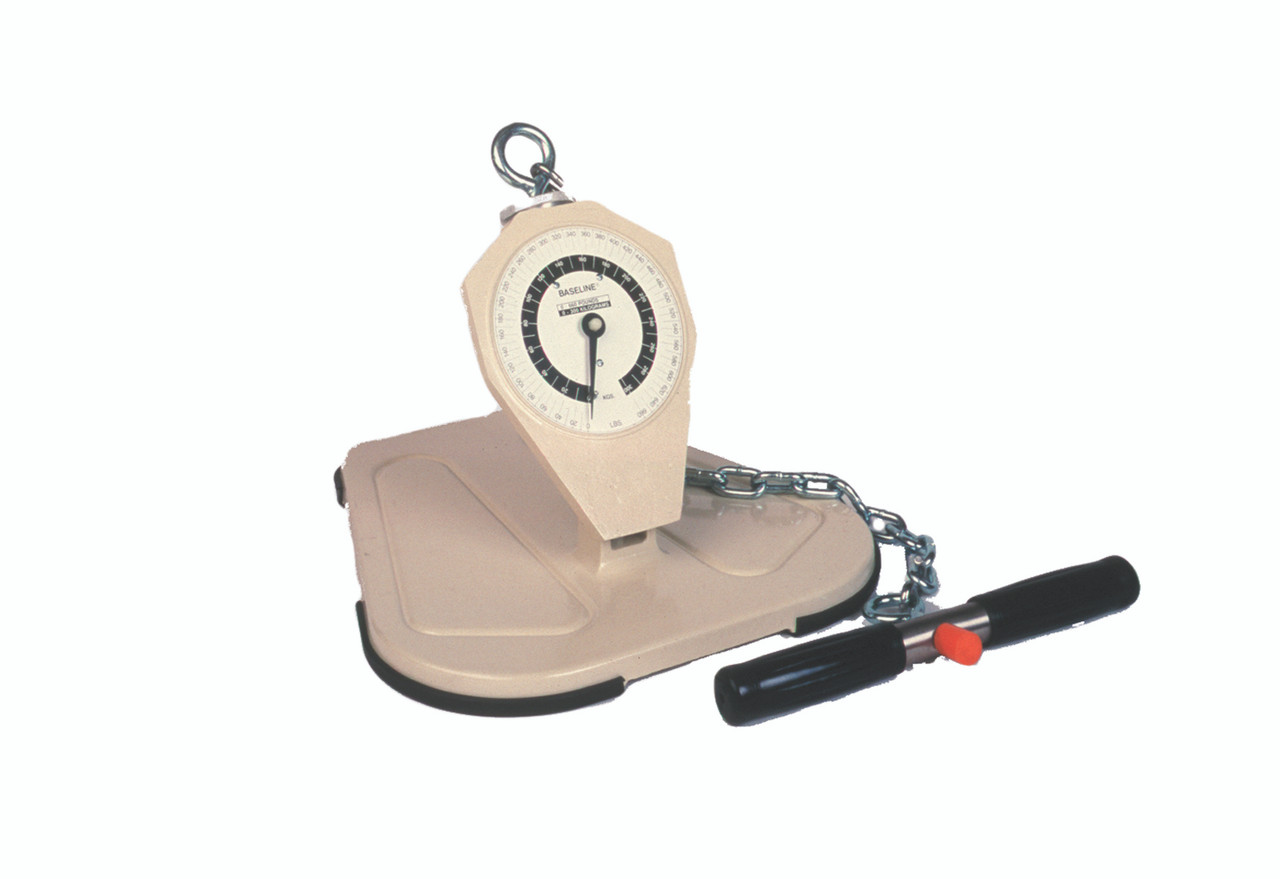 Baseline Back-Leg-Chest Dynamometer - Standard Platform - 330 lb ...