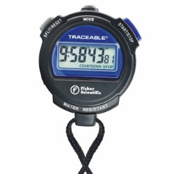 Fisherbrand Traceable Digital Stopwatch, 2.5"L x 3"W x .75"H - Medex Supply