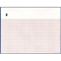GE Medical Mac 1200 / MAC 2000 Chart Paper Red Grid, 8.5 x 11, 150 ...