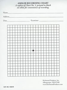 Amsler Scoring Chart Pad - Medex Supply