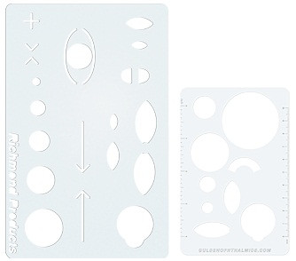 Good-Lite Ophthalmic Anatomical Template, Small - Medex Supply