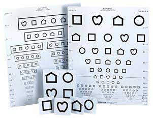 Good-Lite LEA Symbols 15 Line Pediatric Eye Chart - Medex Supply