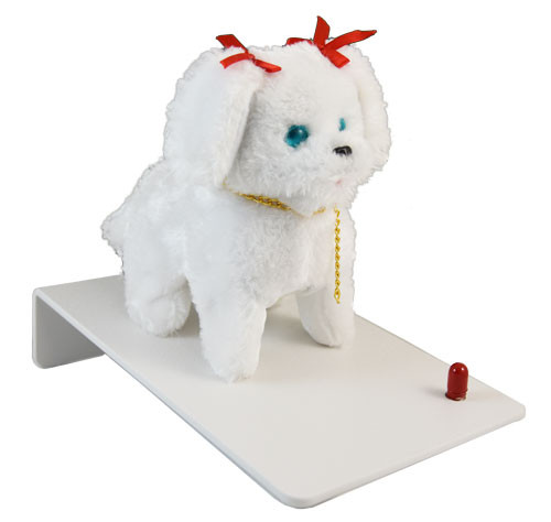 White Charm Puppy - Distance Fixation Animal, No Pedal, No Remote ...