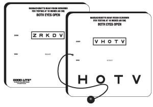 Good-Lite MassTest HOTV Near Vision Screener - Medex Supply