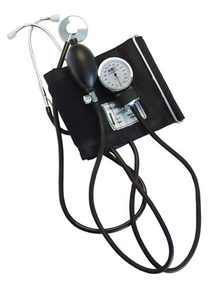 Labtron Blood Pressure Kit with Separate Stethoscope, Large Adult ...