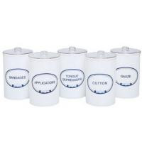 Grafco Plastic Sundry Jars, Set of 5 - Medex Supply