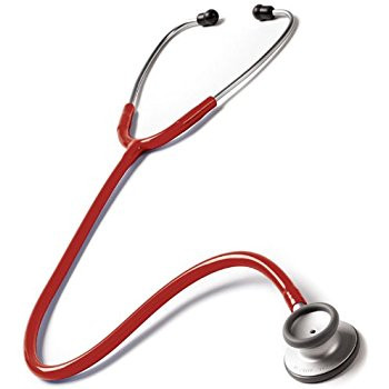 Grafco Dual Head Stethoscope, Red - Medex Supply