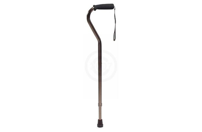 Lumex Adjustable Offset Canes, Nitrile Grip, Standard Length ( 31"-39 ...