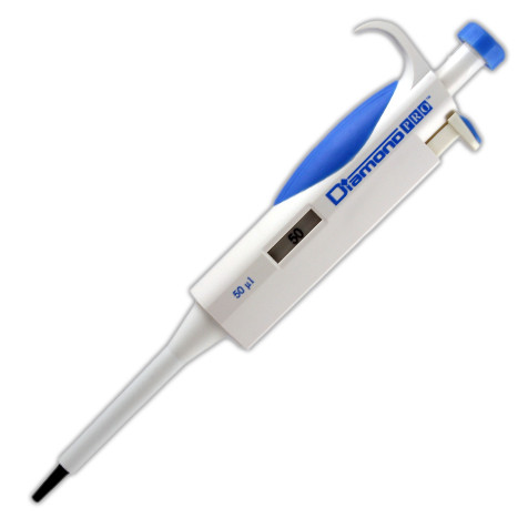 Globe Scientific Fixed Volume Diamond Pro Pipette, 50uL, Blue - Medex ...