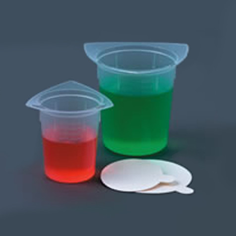 Globe Scientific Tri-Corner Plastic Beaker, Polypropylene, 50mL, 100/cs ...