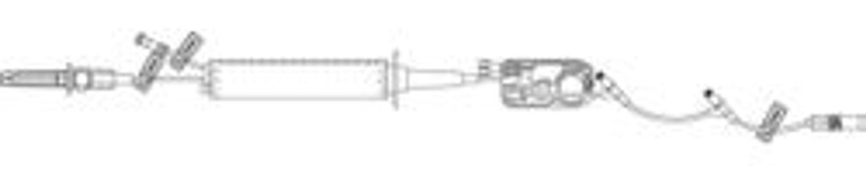 Hospira Burette PlumSet, Convertible Pin, 150mL, 114", 24/cs - Medex Supply