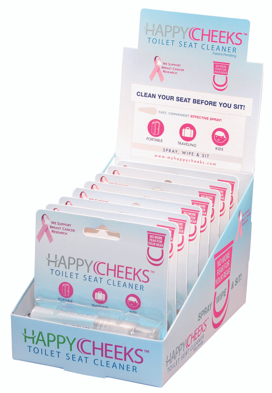 Happy Cheeks Toilet Seat Cleaner, 192 Units - Medex Supply