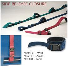 Humane Restraint Polypropylene Bed Restraints, Ankle with Side Release ...