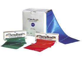 Thera-Band Exercise Band, Extra Light, Beige, 6 Yard Roll - Medex Supply