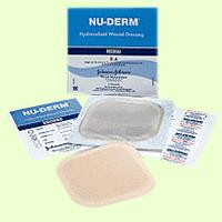 Nu-Derm Standard Hydrocolloid Wound Dressing, 8" x 8", 5/bx - Medex Supply