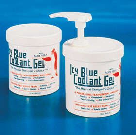 Icy Blue Coolant Gel, Cap Only with Dispenser Pump - Medex Supply