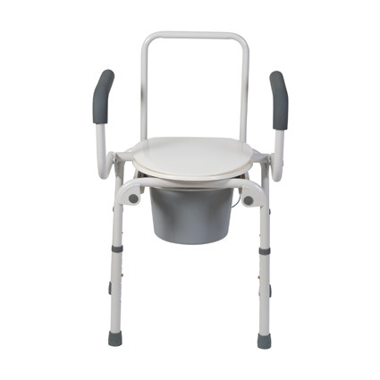 DMI Drop-Arm Steel Commode - Medex Supply